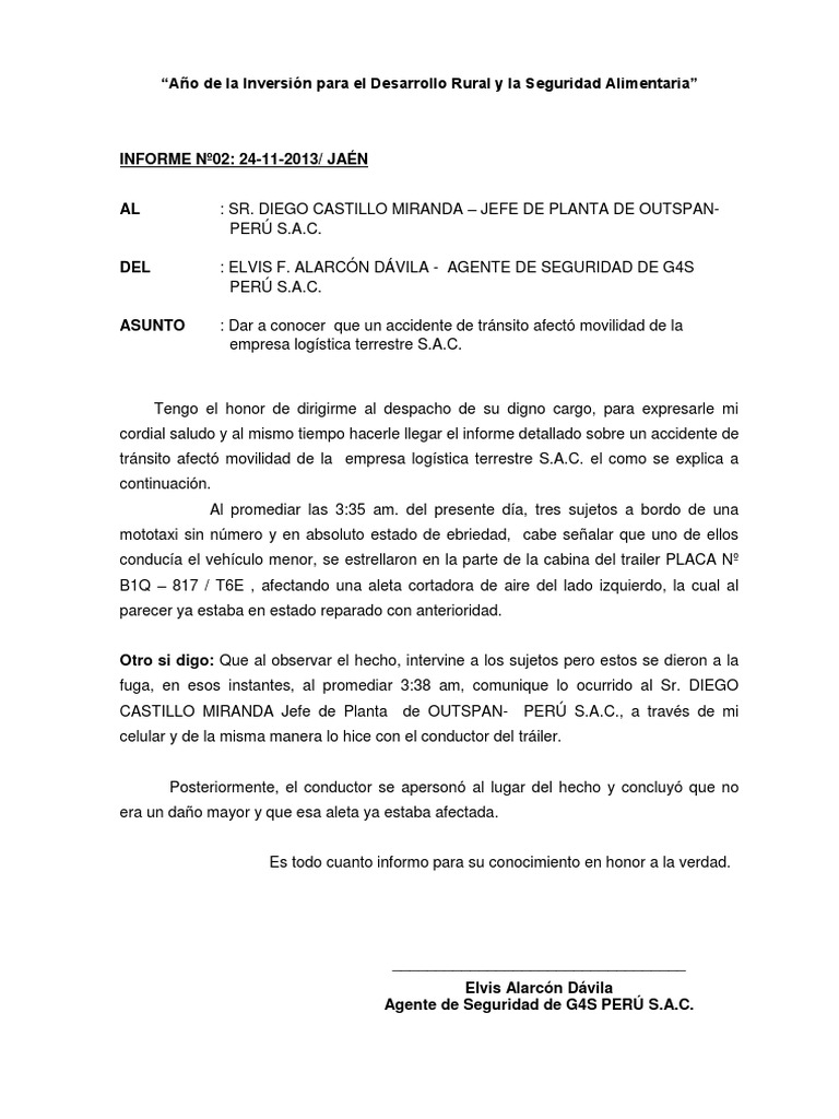 Modelos de informes - Imagui