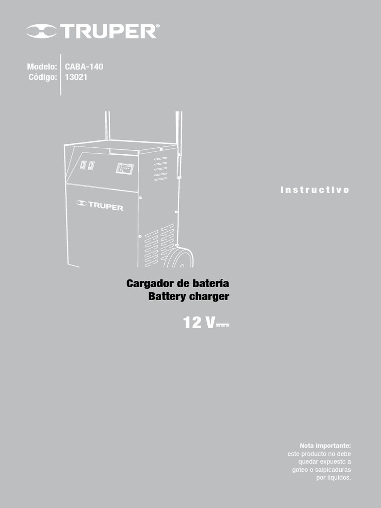 Guia De Cargador Pdf Batería Recargable Batería Electricidad