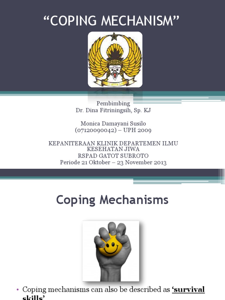 Coping Mechanism, CBT, Intervensi Krisis | PDF