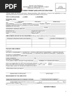 Bi Form Cgaf-002-Rev 3 | PDF | Identity Document | Travel Visa