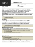 7es Lesson Plan Template | PDF | Teaching Method | Learning