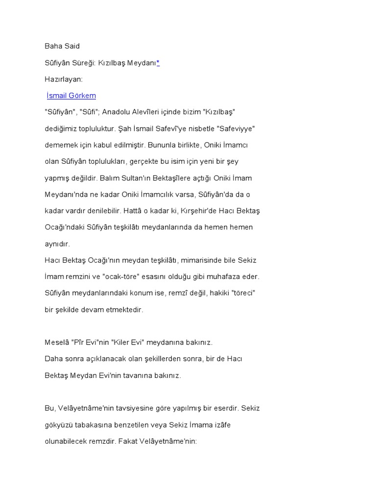 Sufiyan+Suregi Kizilbas+Meydani | PDF