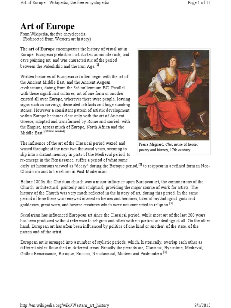 Western Art History | PDF | Renaissance | Baroque