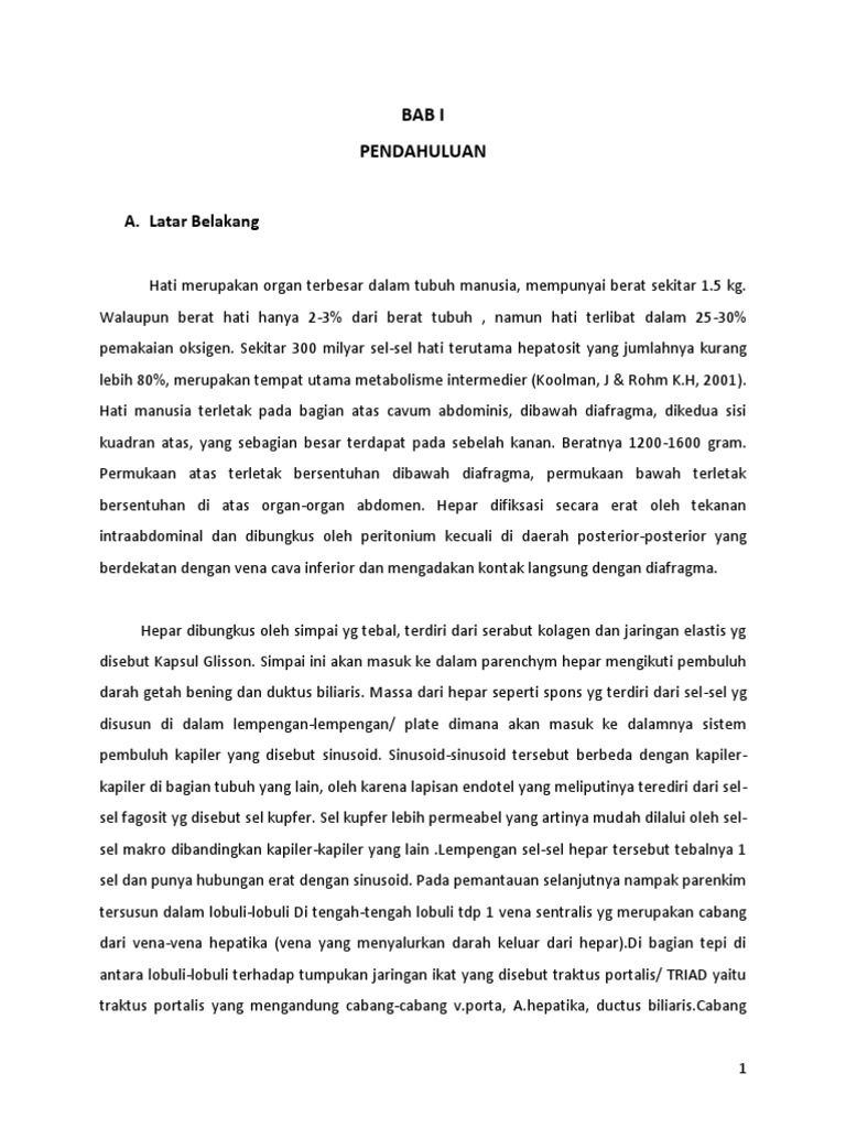Hepatotoksik: Penyebab dan Mekanisme | PDF