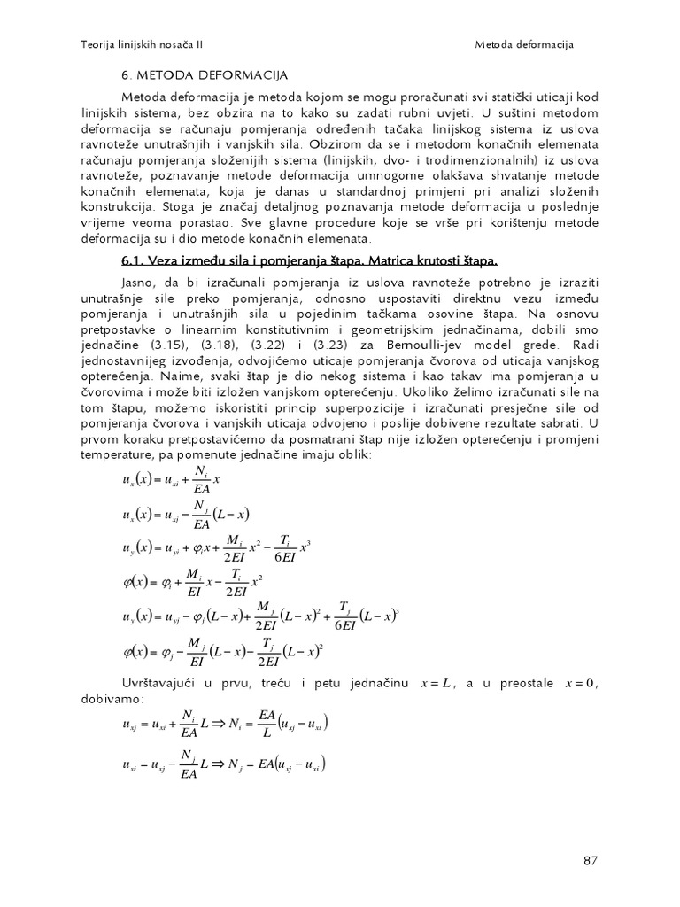Metoda Deformacija | PDF