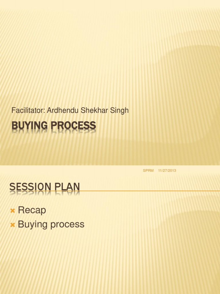 Understanding the Buying Process | PDF | Motivation | Motivational