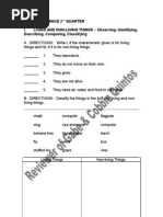 Grade 2 Science Examination | PDF | Electricity | Magnetic Field