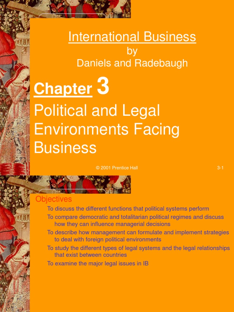 Political & Legal Enviroment Facing Business | PDF | Democracy ...
