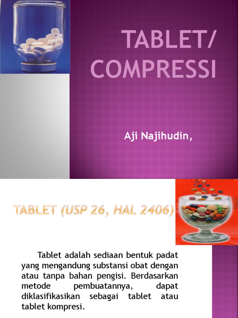 Cara Pembuatan Tablet Dengan 3 Tahap | PDF
