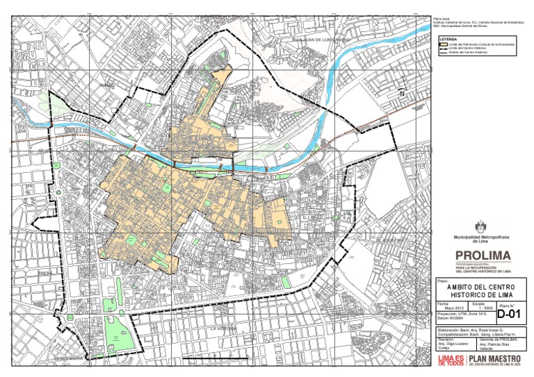 Mapa Del Ambito Del Centro Histórico de Lima | PDF | Naturaleza