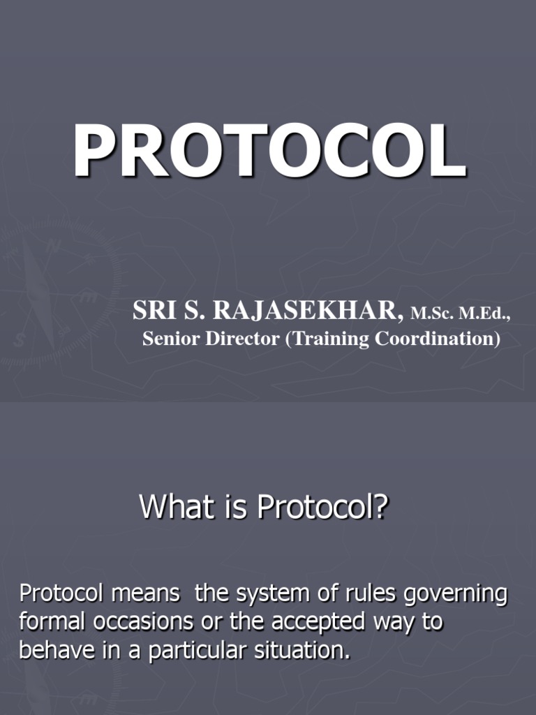 Protocol 16 | PDF | Government Of India | Positions Of Authority