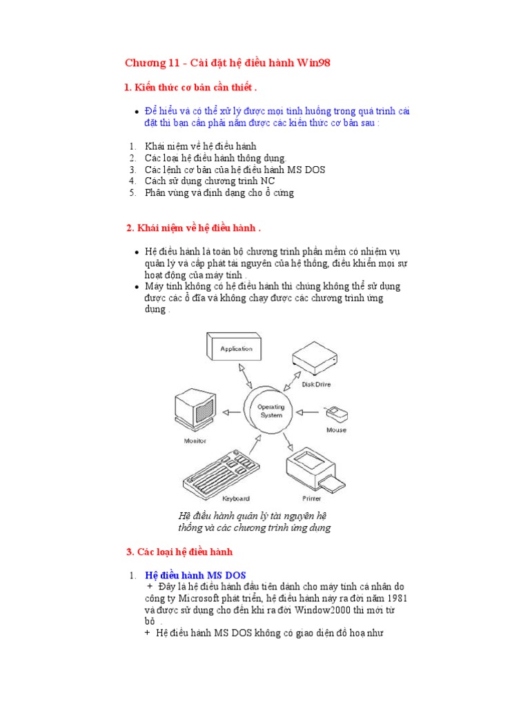 Chuong-11 Setup-Win98 | PDF