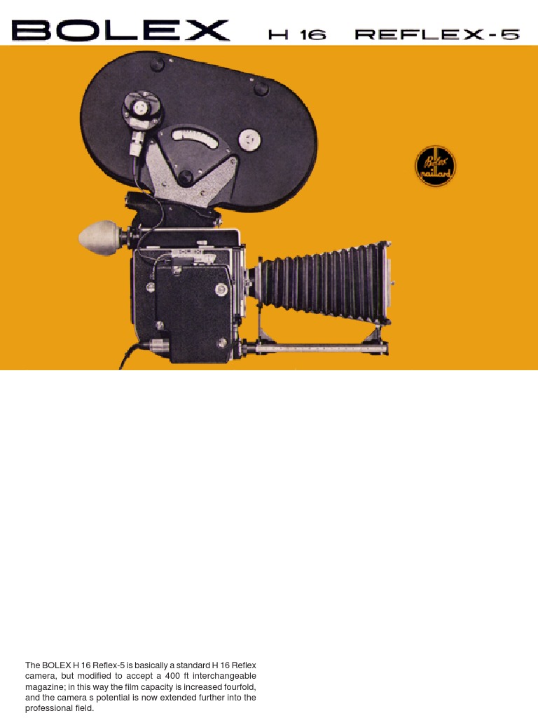 Bolex REX 5 | PDF | Camera | Electrical Connector