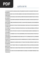 1 Million Digits of Pi | PDF