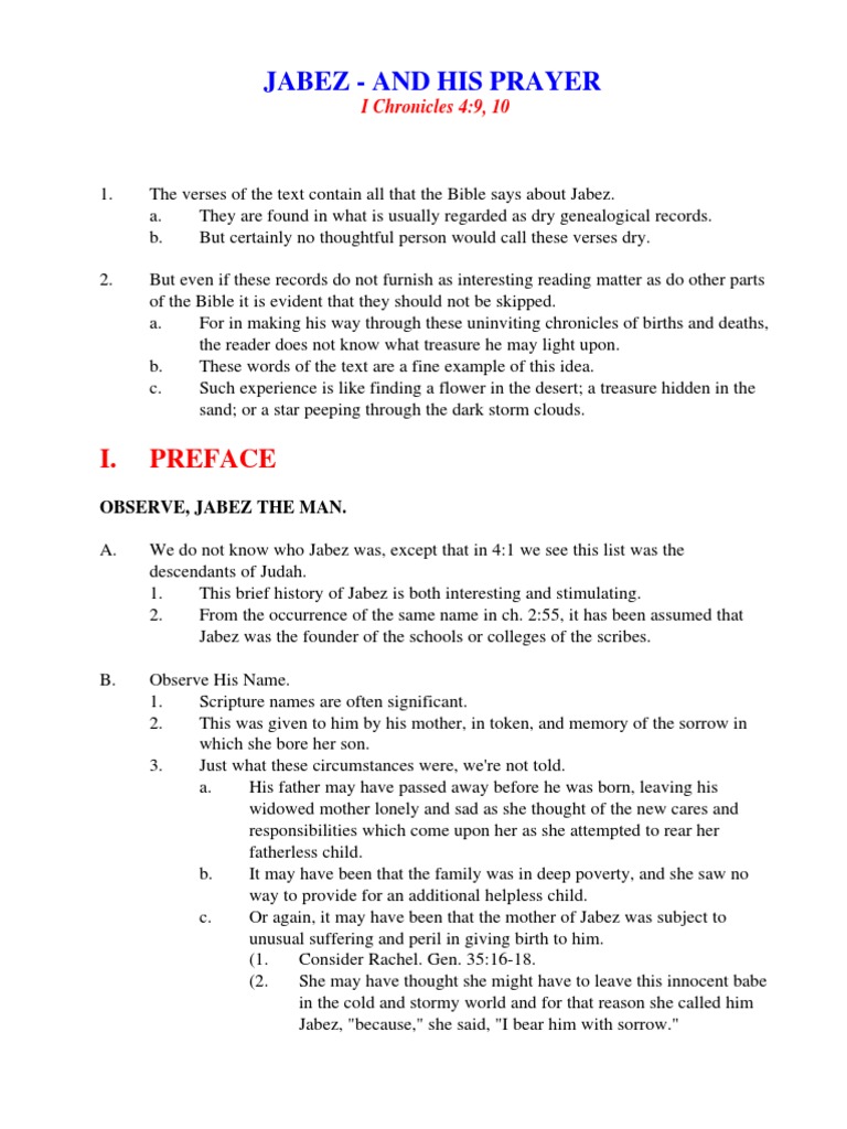 The Prayer of Jabez | Blessing | Prayer