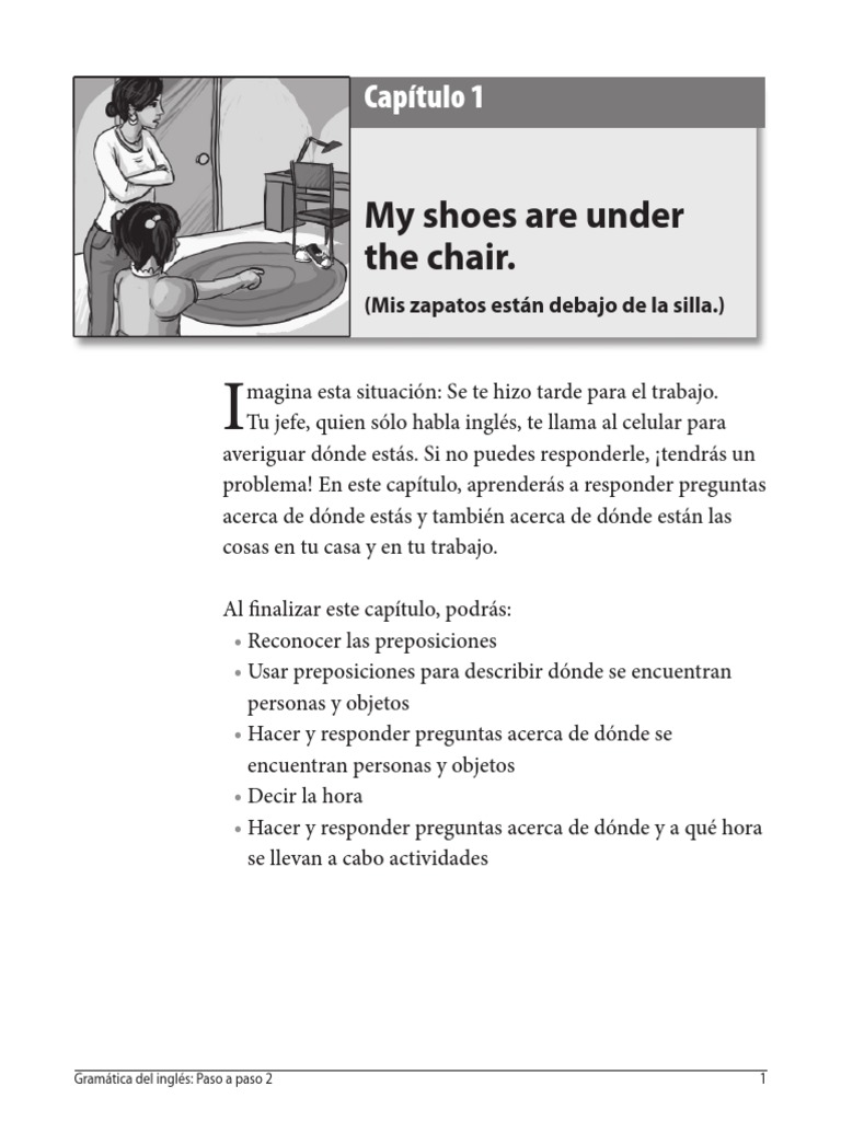 Paso A Paso 2 Chapter 1 | PDF | Gramática inglesa | Palabra
