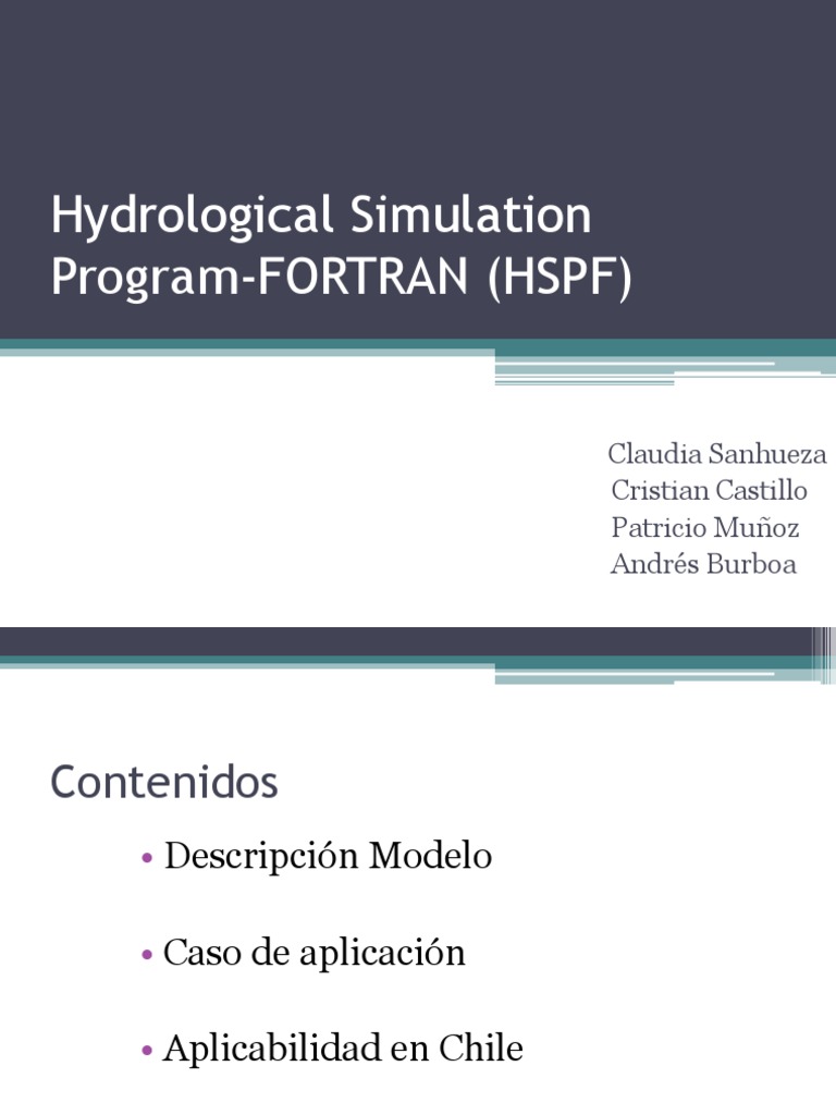 HSPF 1 | PDF | Hidrología | Reservorio