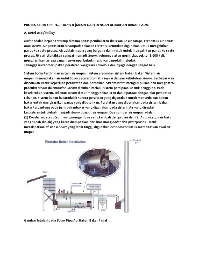 Proses Kerja Boiler | PDF