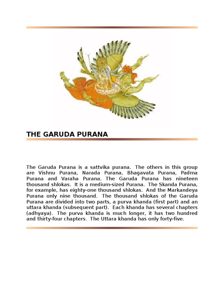 The Garuda Purana | PDF | Planets In Astrology | Vishnu