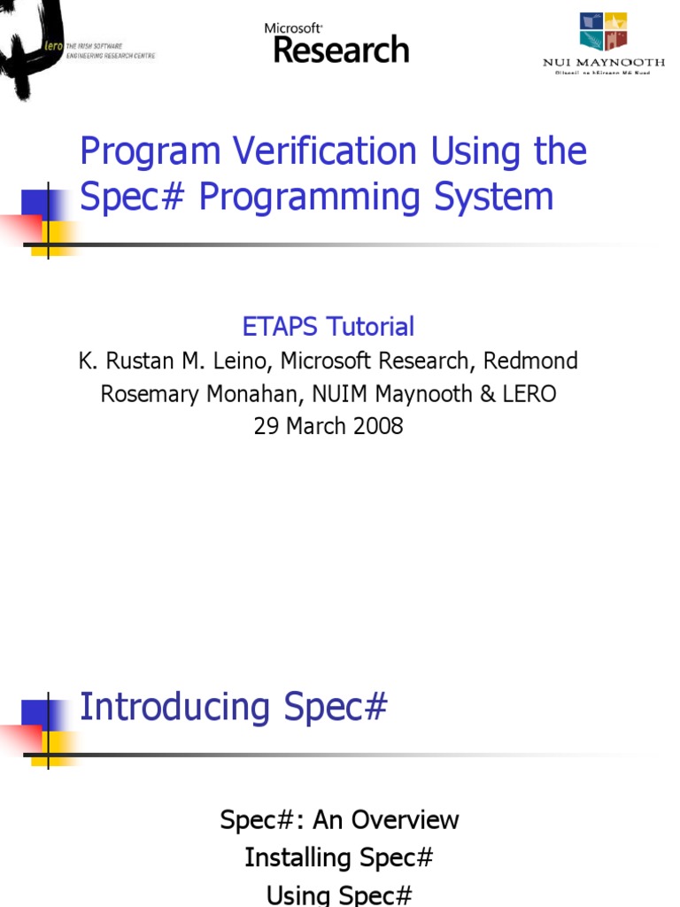 Specsharp Tutorial Inheritance Object Oriented