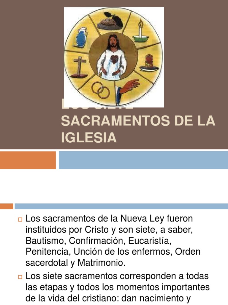 Confirmación De Los Siete Sacramentos
