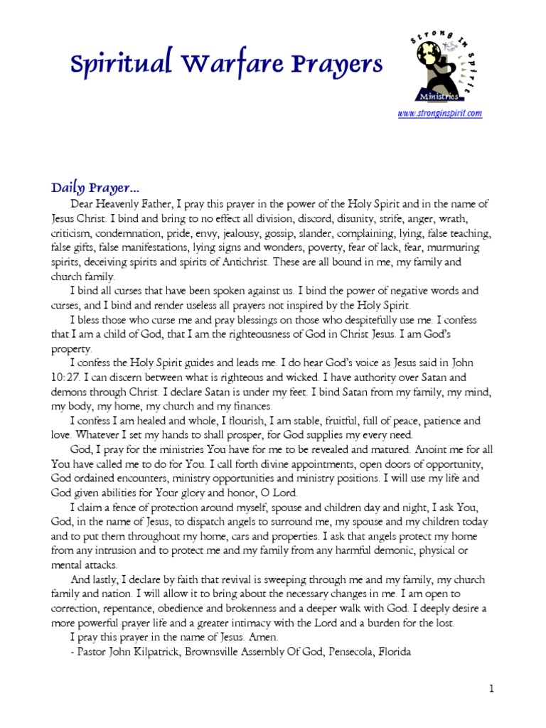 Cindy Trimm Prayers Pdf