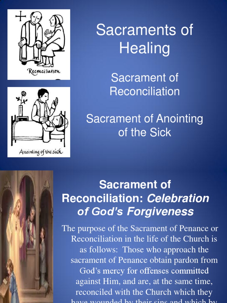 Sacrament of Reconciliation | PDF | Penance | Sacraments