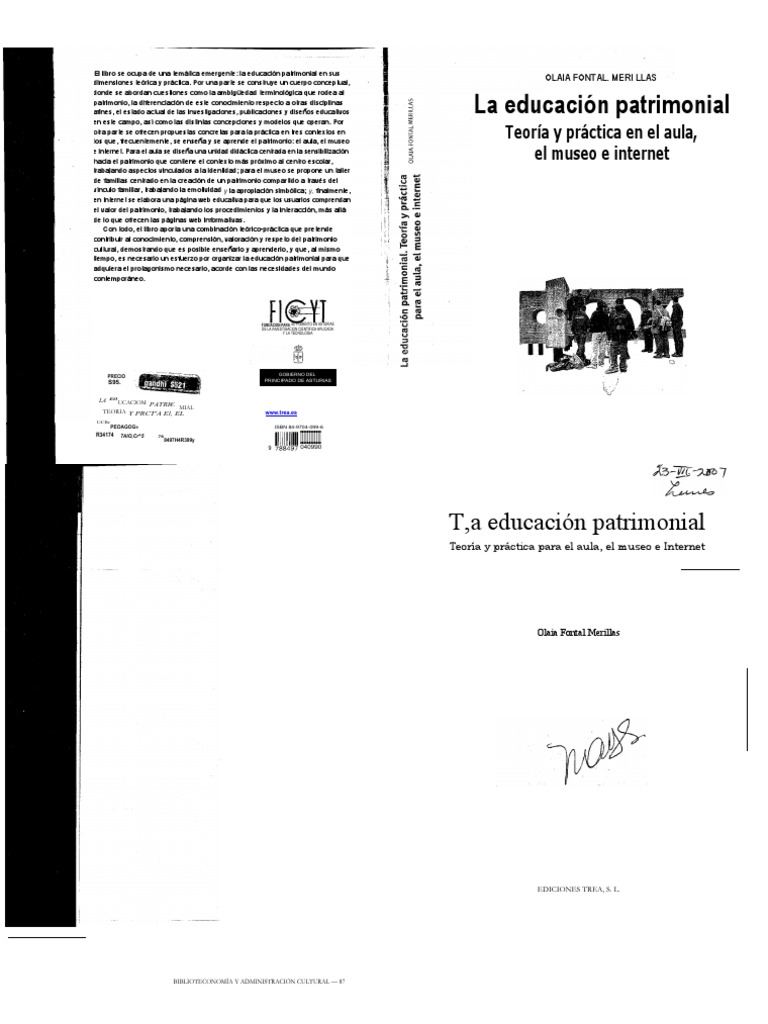 Educacion Patrimonial 1 | PDF | Bienes (Ley) | Patrimonio de la Humanidad