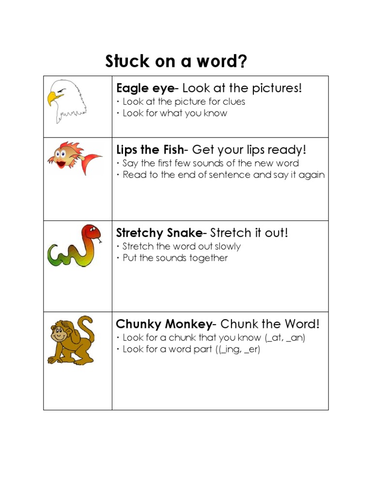 Stuck On A Word | PDF