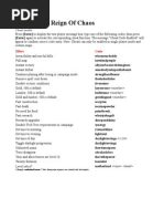 Warcraft III Cheat Codes Guide | PDF | Cheating In Video Games | Gaming