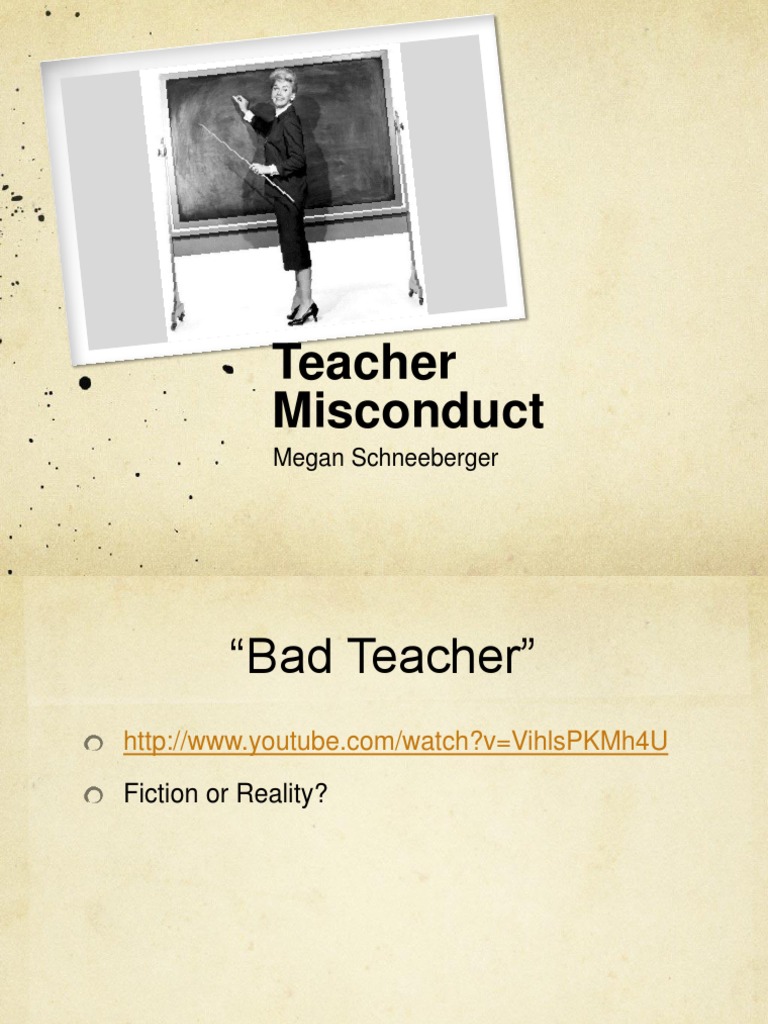 Bad Teacher Misconduct Cases | PDF | Violence | Teachers