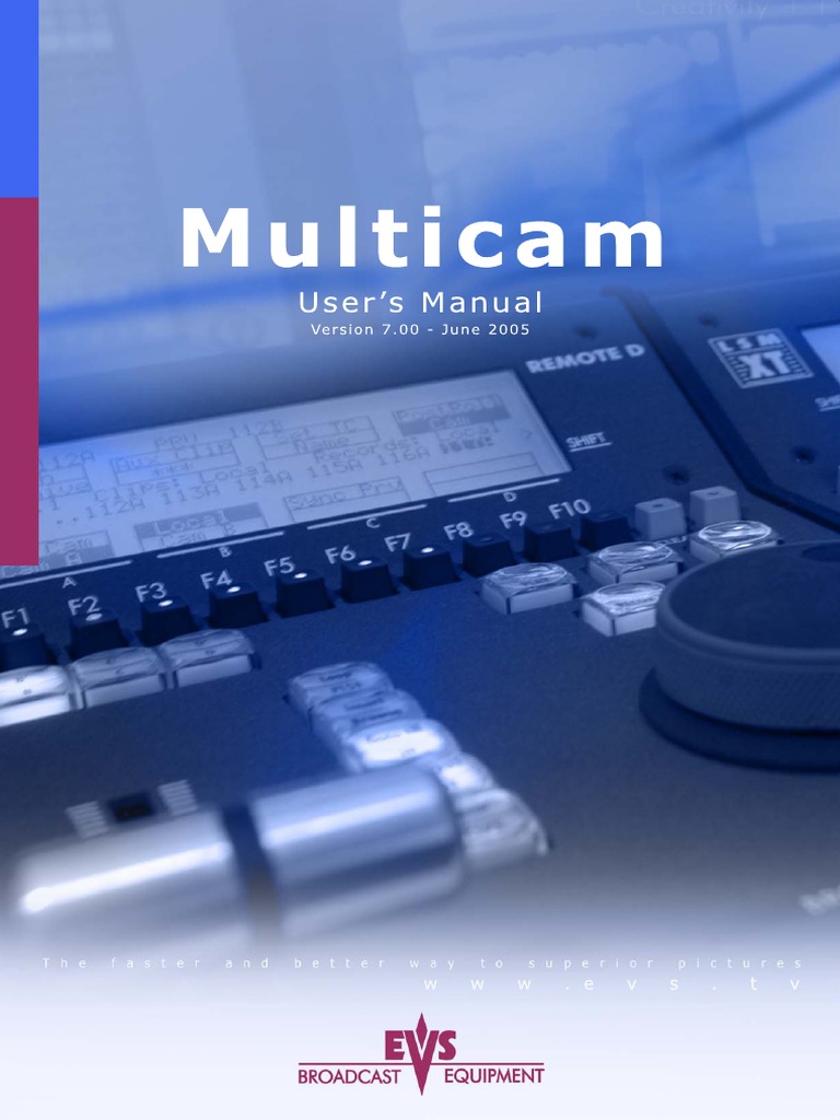 EVS Multicam User Manual 7.00.44 (English) | PDF | Computer Keyboard ...