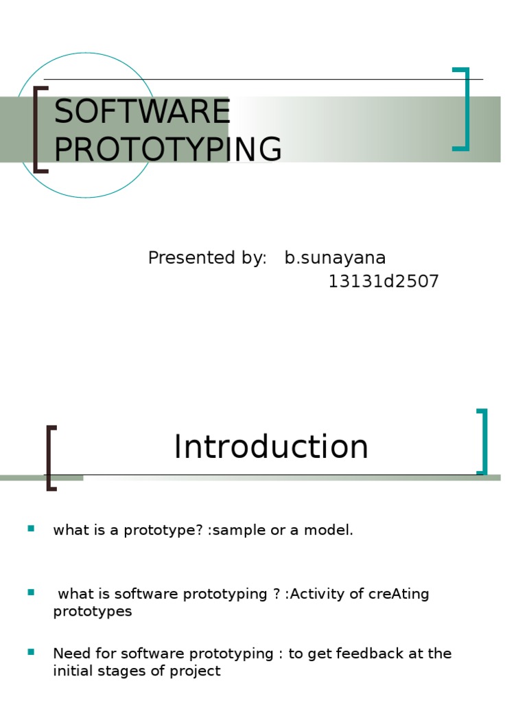 Software Prototyping Techniques Explained | PDF