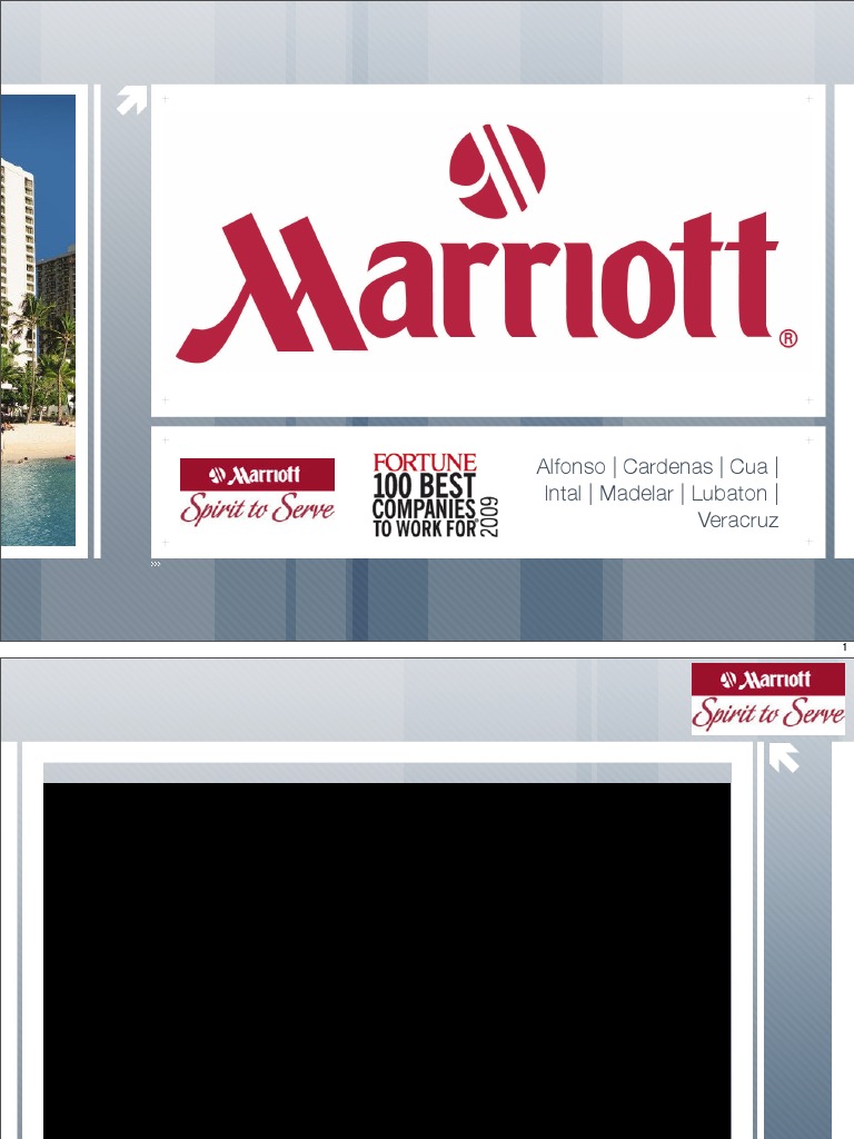 Marriott Presentation | PDF | Equity (Finance) | Hotel