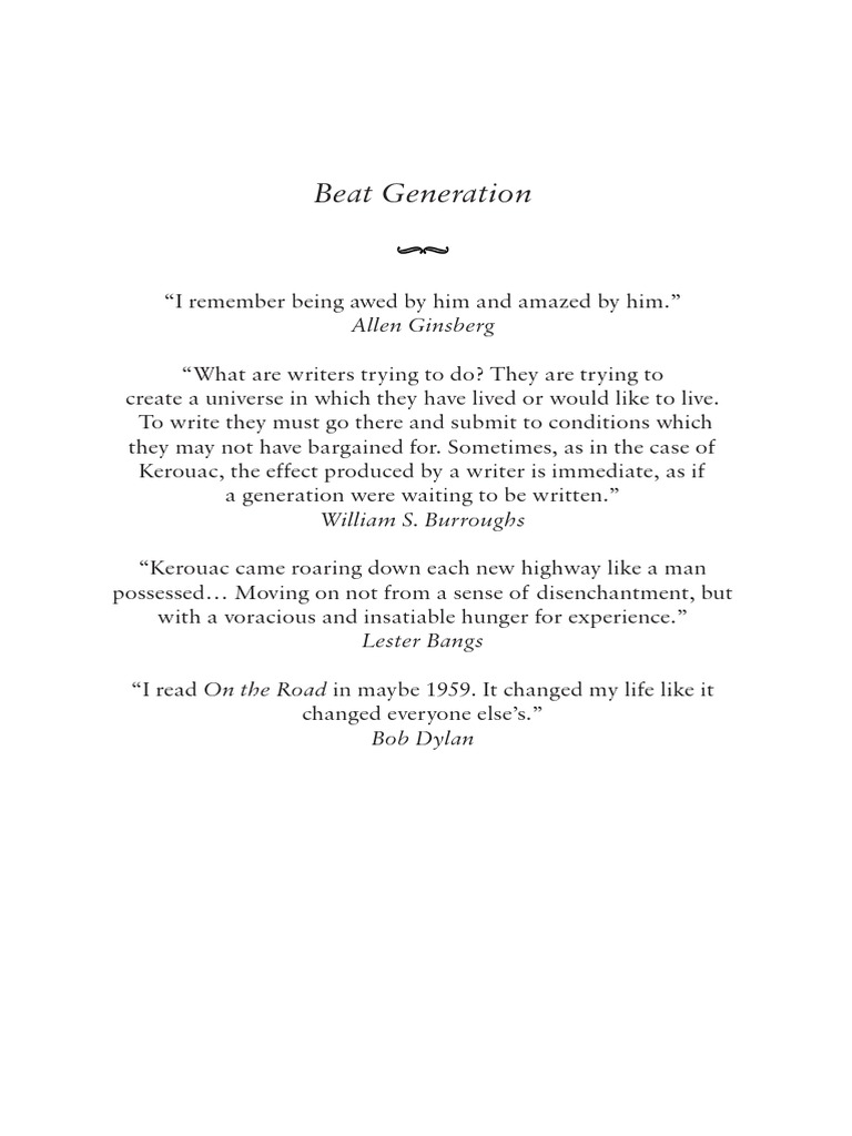 Beat Generation PDF