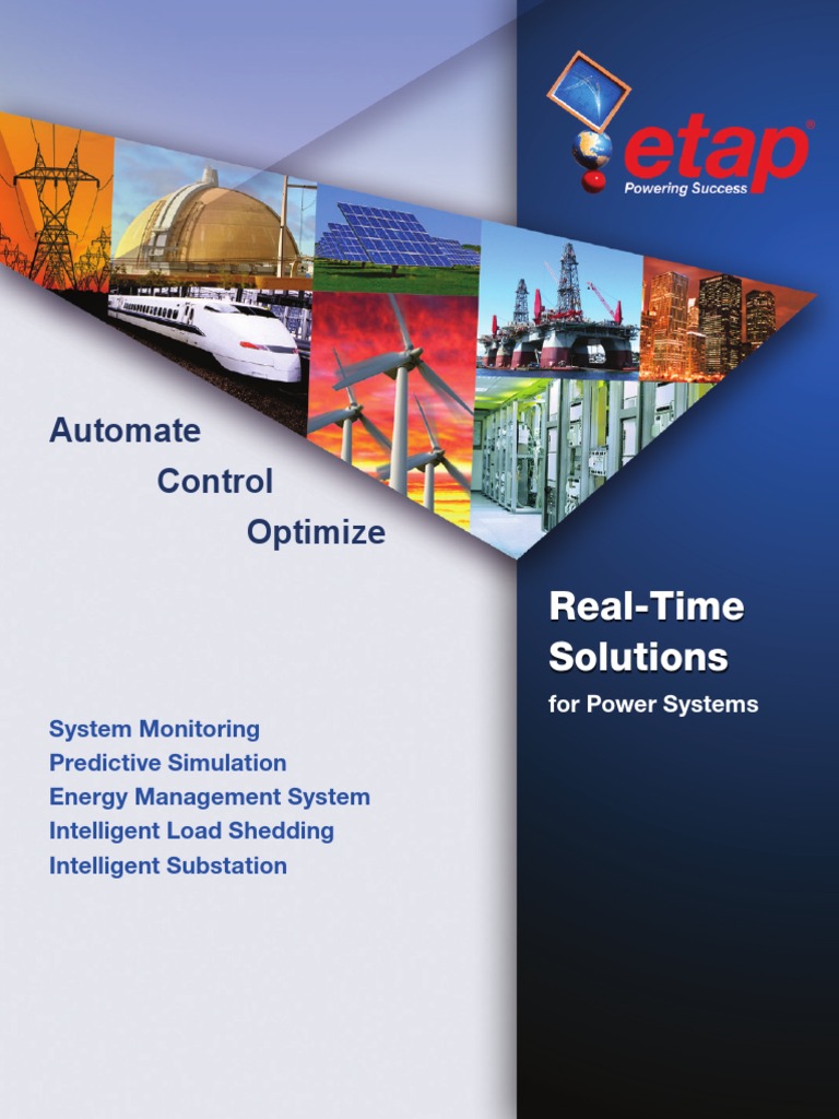 Etap Realtime Power Management | PDF | Simulation | Automation