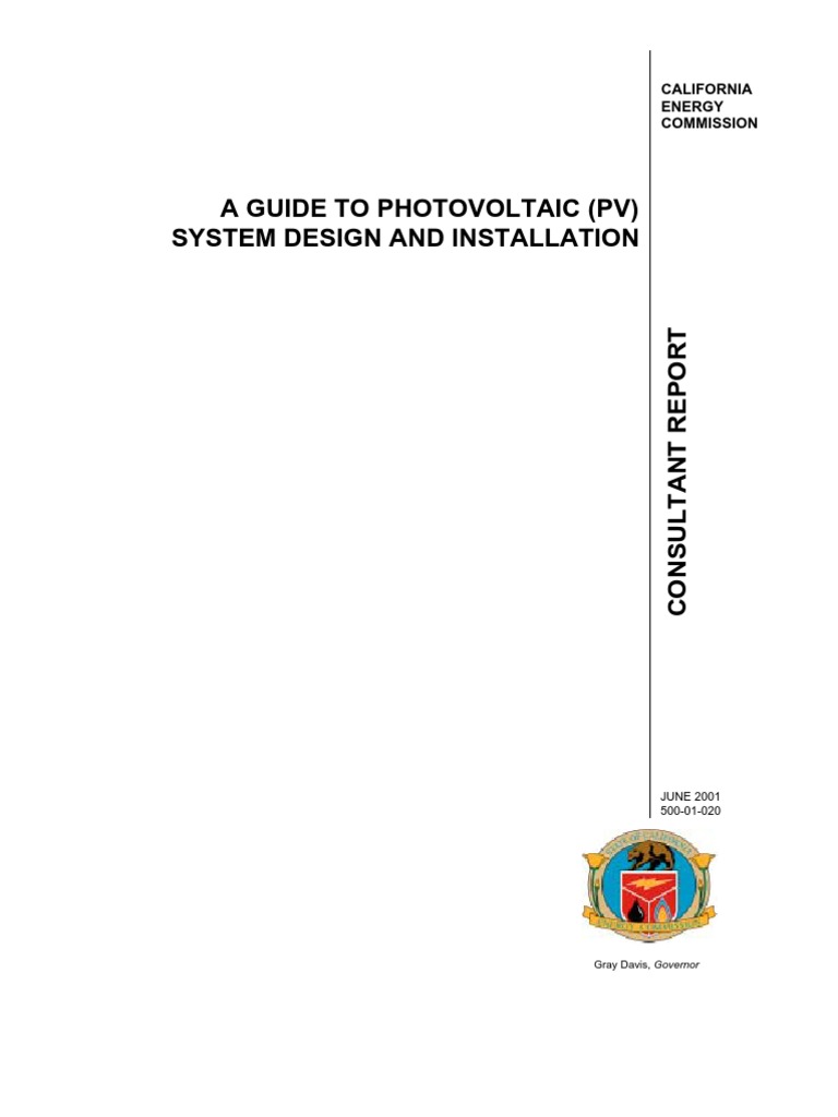 A Guide To PV System Design and Installation | PDF