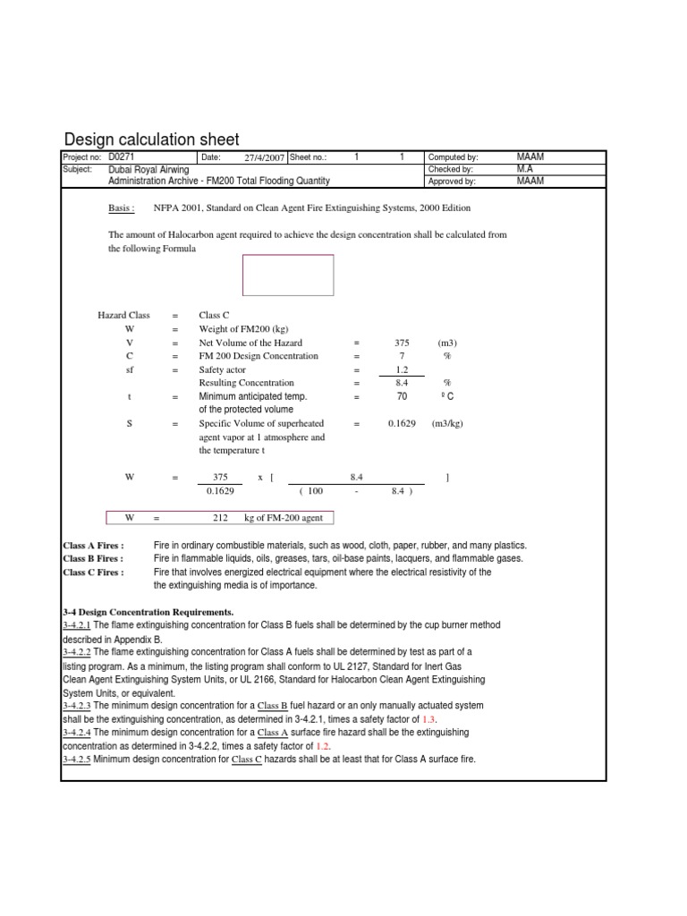 FM200 | Flammability | Chemistry
