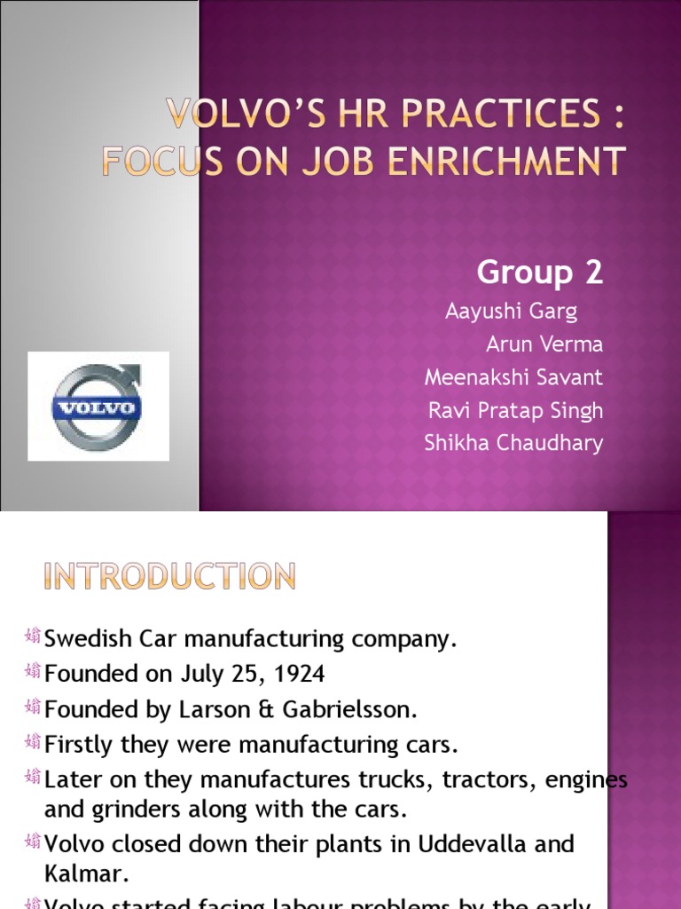 Volvo Case | PDF | Business | Self-Improvement