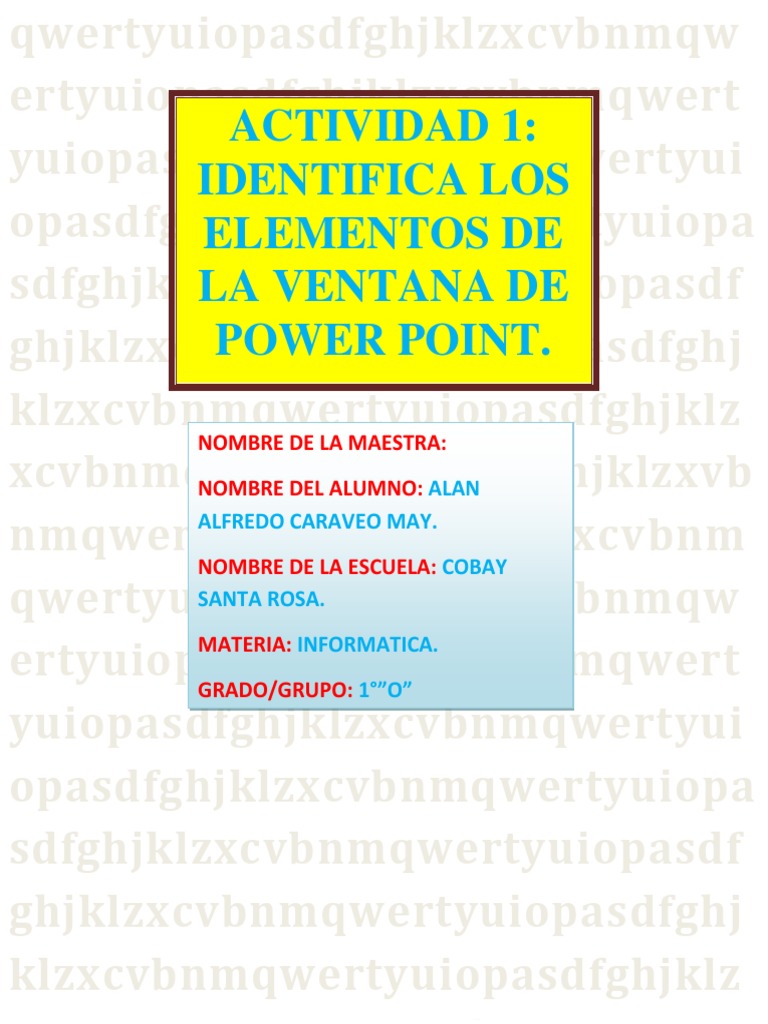 Tarea 1 - ACTIVIDAD 2 | PDF | Microsoft PowerPoint | Software