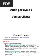 Audit du Cycle Vente Client | PDF | Comptabilité | Audit