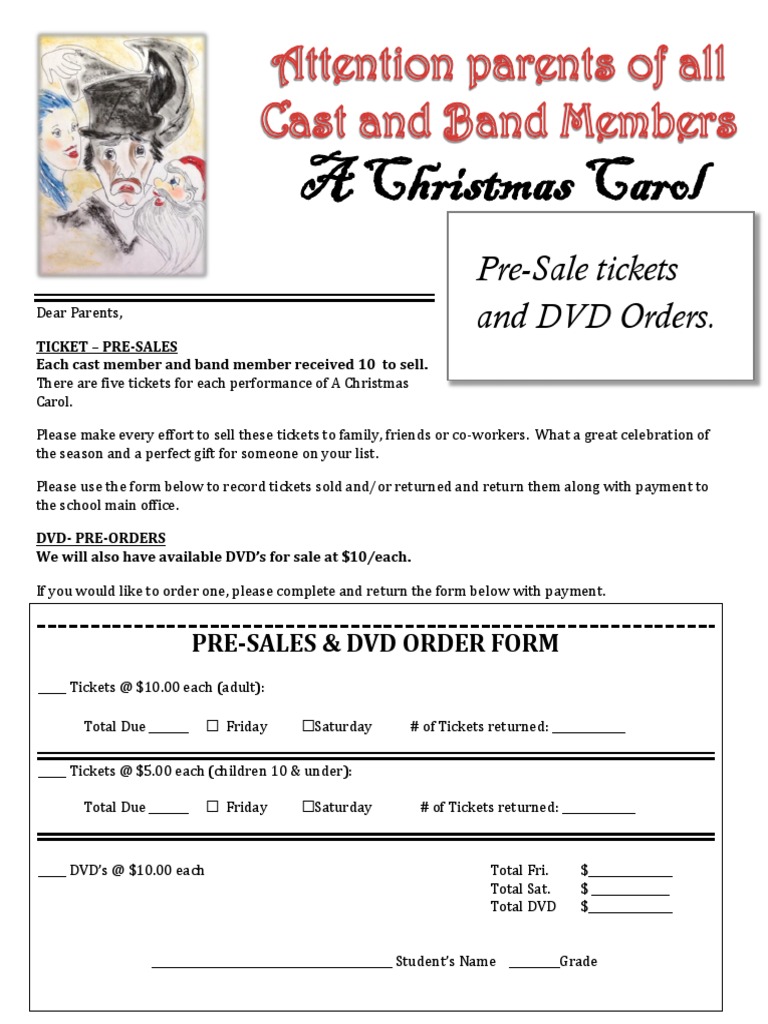 A Christmas Carol Cast Message | PDF | Cooking, Food & Wine