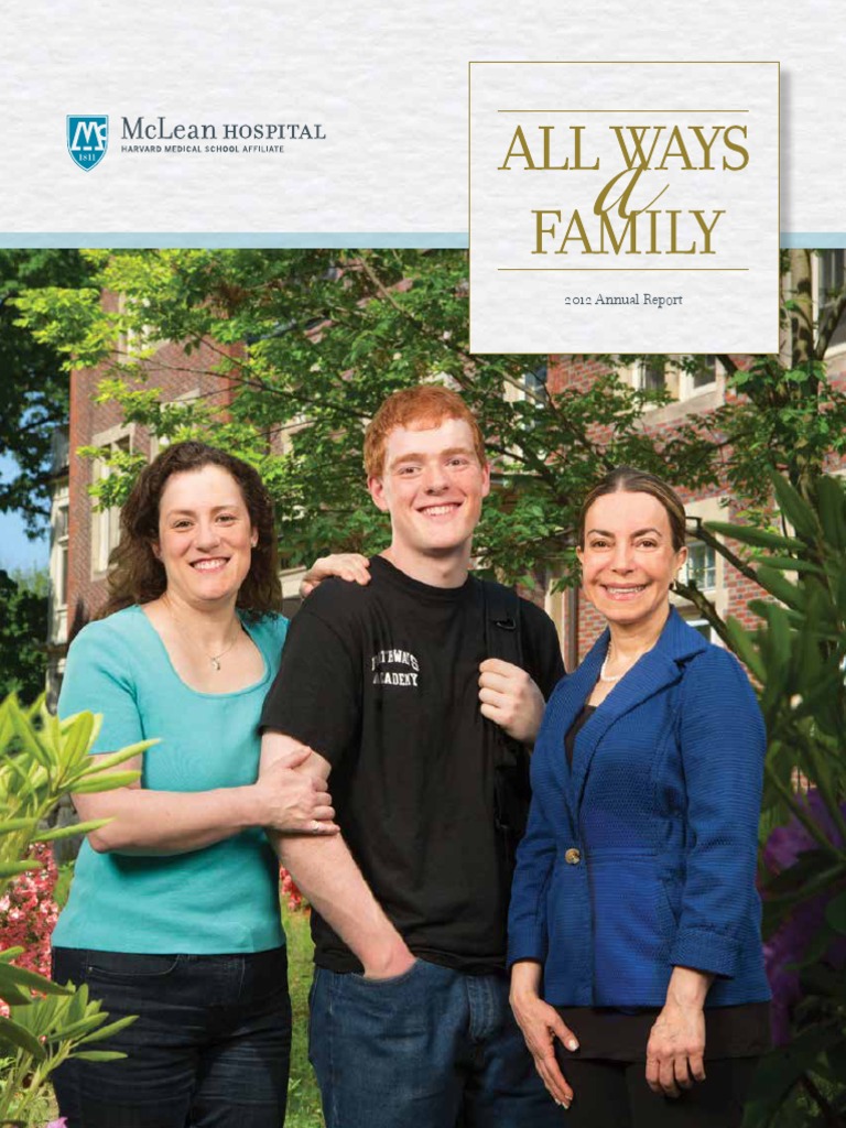 McLean Annual Report 2012 | PDF | Dialectical Behavior Therapy | Psychiatry