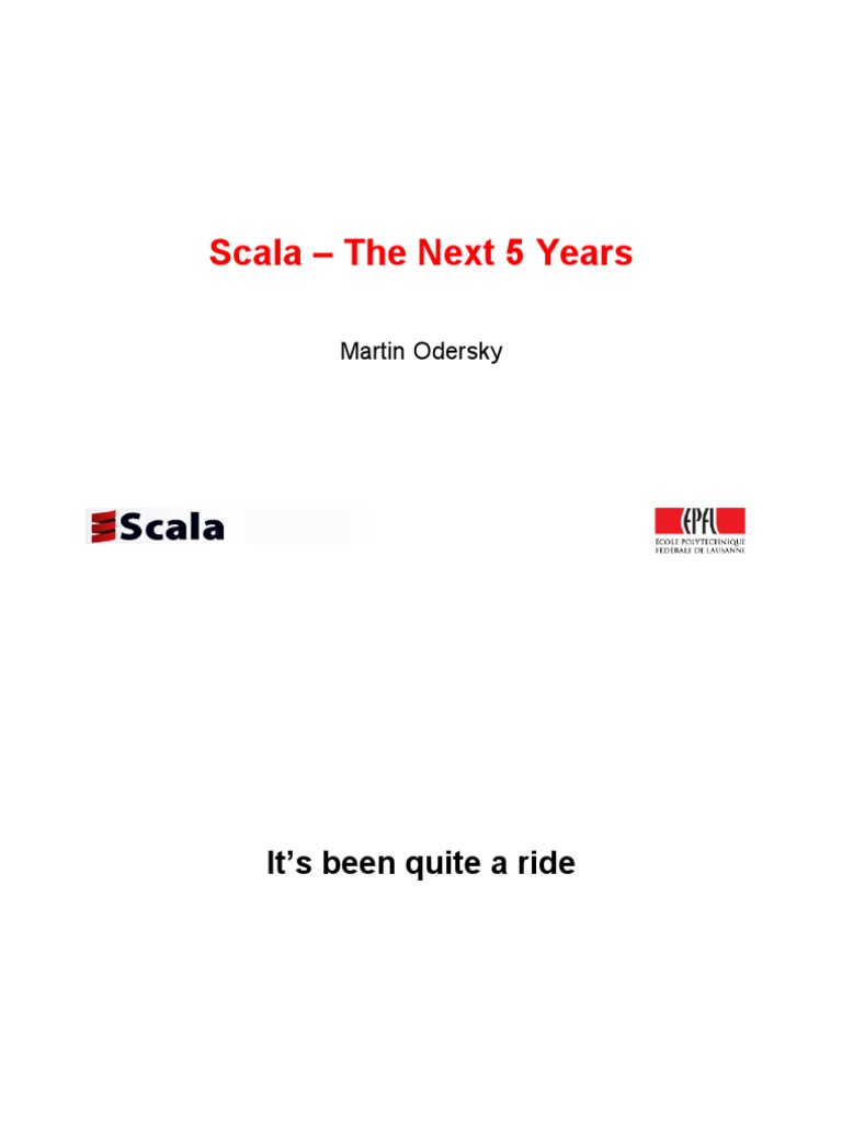 Scala Lift Off 2009 | Download Free PDF | Scala (Programming Language ... Scala Lift Off 2009 | Download Free PDF | Scala (Programming Language ...