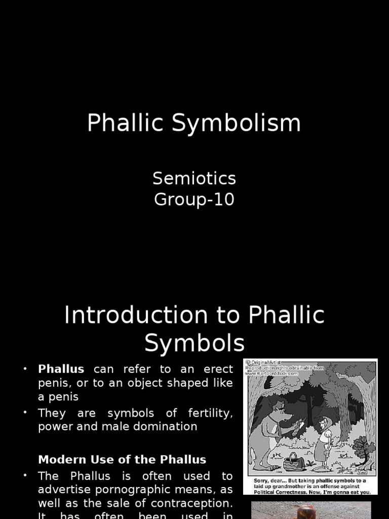 Semiotic study of phallic symbolism