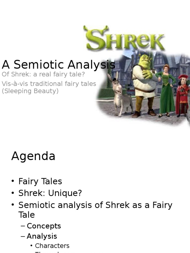Semiotics Study of Movie Shrek | PDF | Fairy Tales
