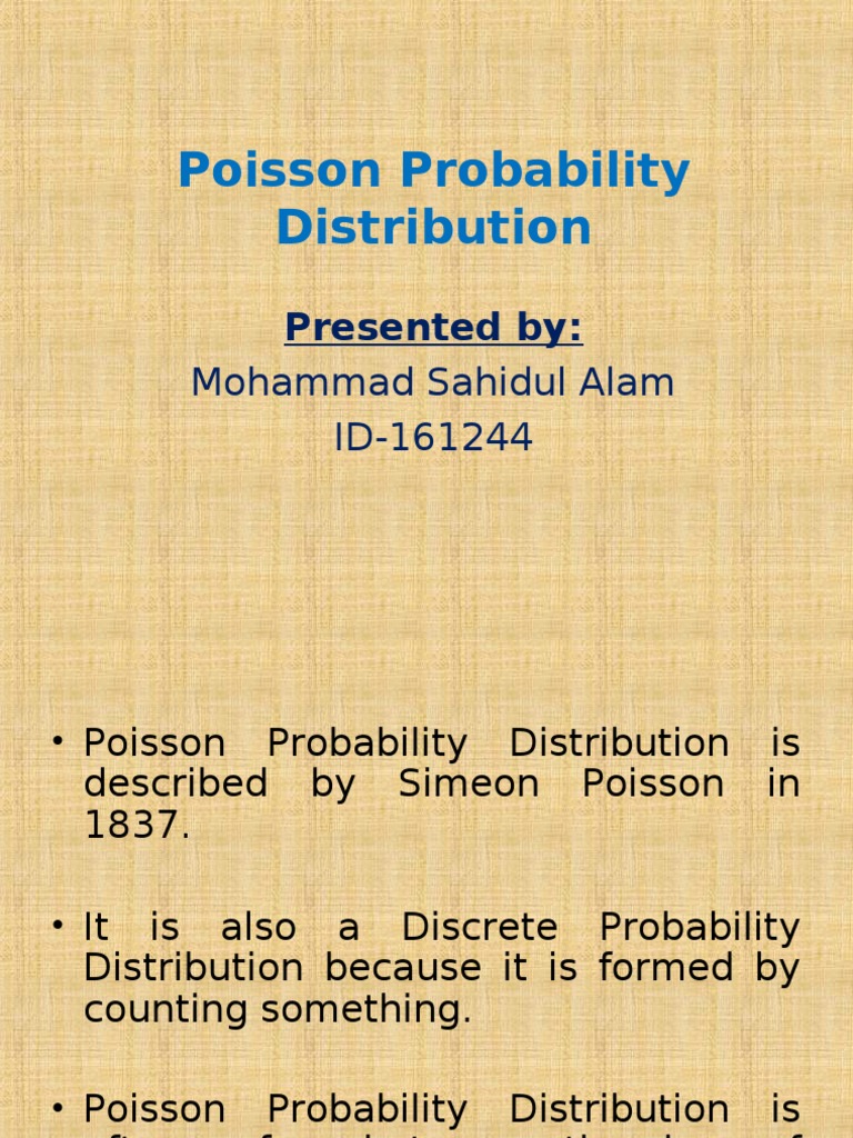 Poisson Probability Distribution 97 2003 | PDF