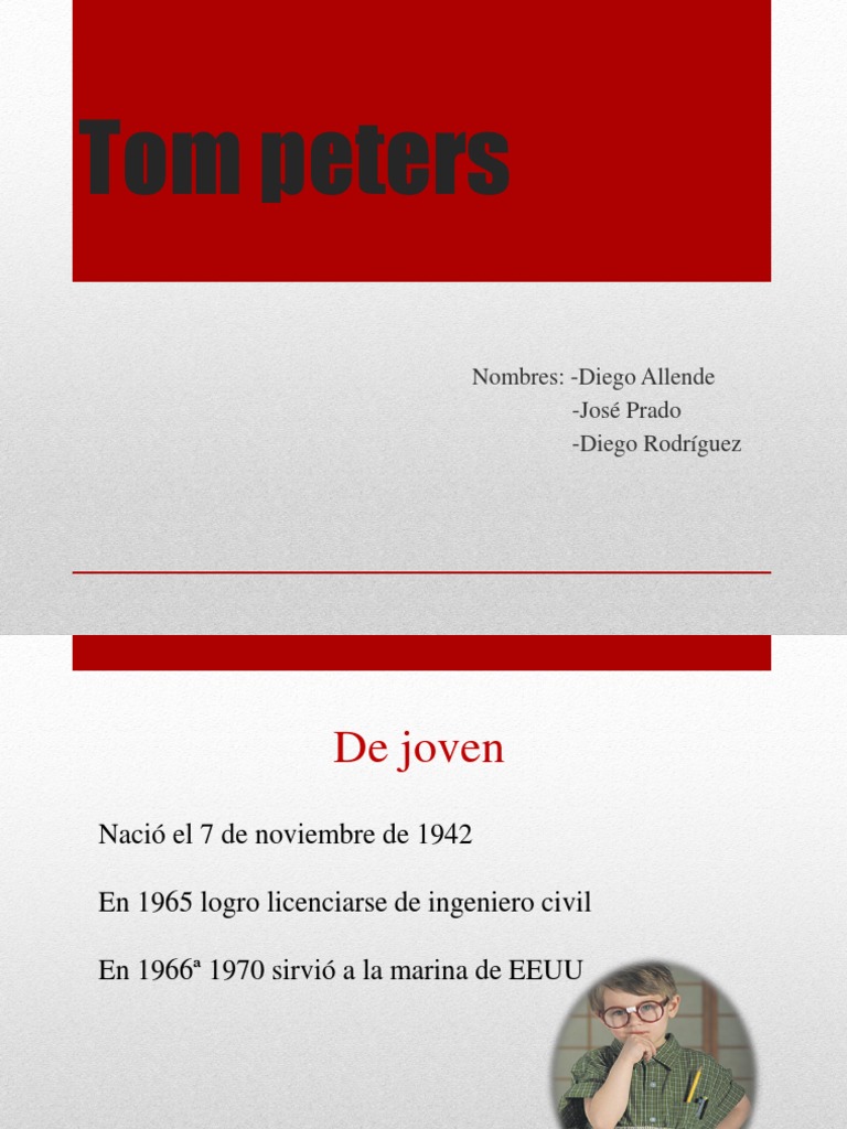Tom Peters: Obras y Frases Clave | PDF | Hogar, jardinería y bricolaje ...