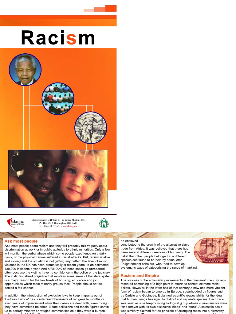 Racism | PDF | Zionism | Racism