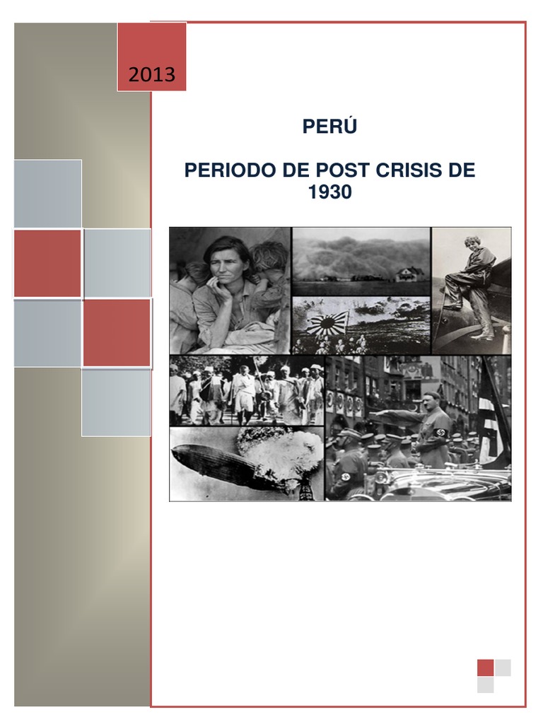 Economia Peruana 1930 | PDF | Gran depresion | Perú